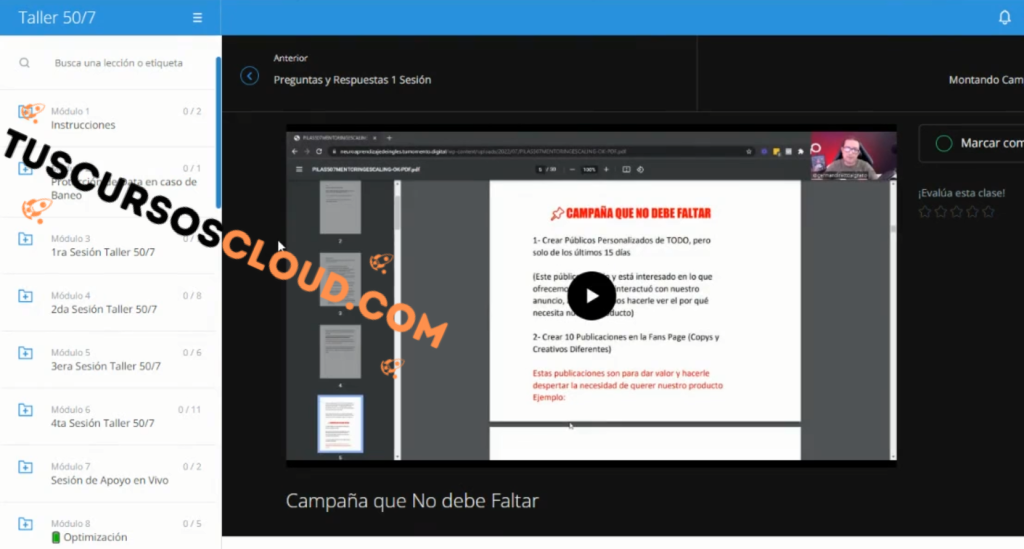 Taller 50/7 de German Alvarez - Tus Cursos Cloud 【BARATO】