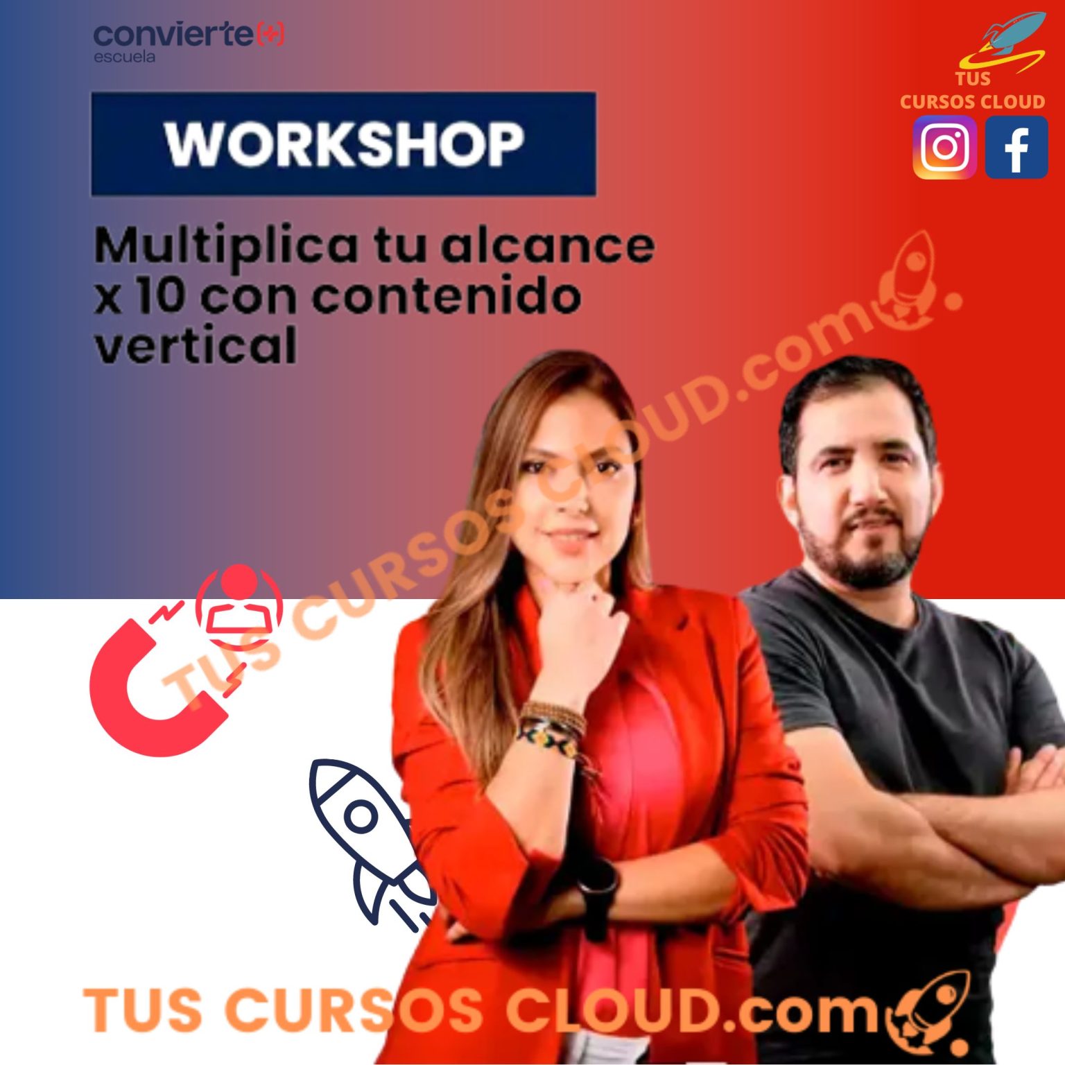 WorkShop Contenido Vertical de Convierte Más +【BARATO】