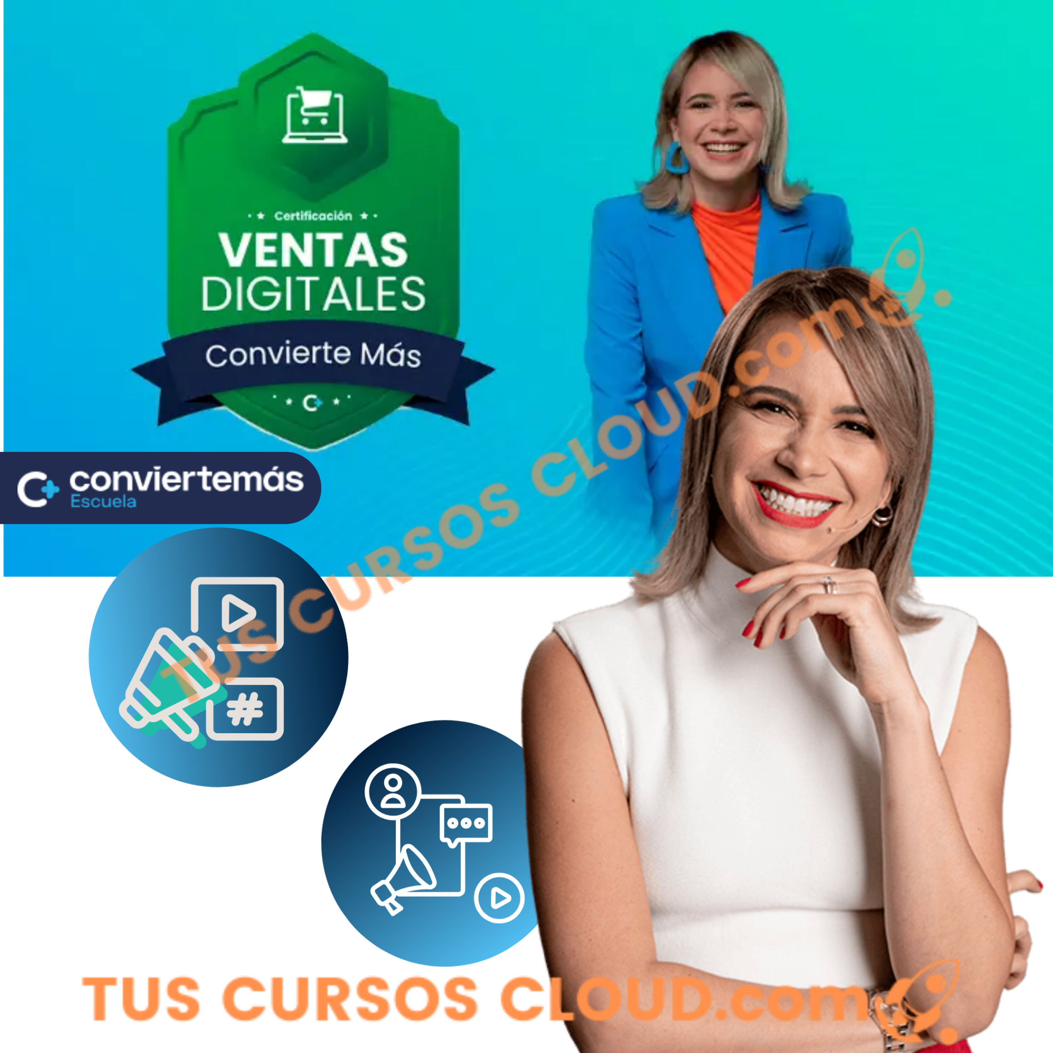 Curso Ventas Digitales 2025 - Escuela Convierte Mas 【BARATO】